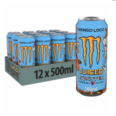 Monster Mango Loco Energy Drink 500ml | Sizzle Liquors